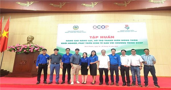 Bình Phước: Tập huấn nâng cao năng lực, hỗ trợ thanh niên nông thôn khởi nghiệp, phát triển kinh ...